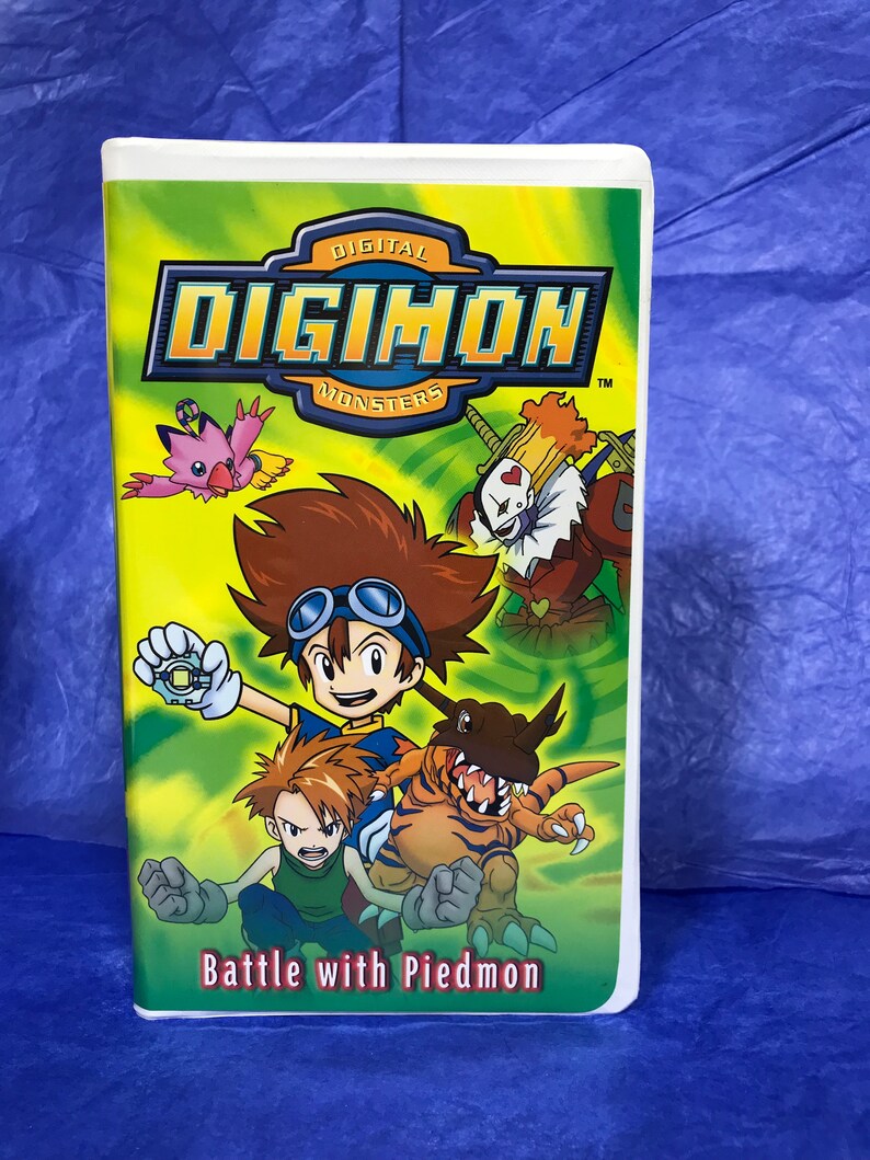 VHS Digimon Set of 8 Movies Fox Kids Disney Great Condition Vintage ...