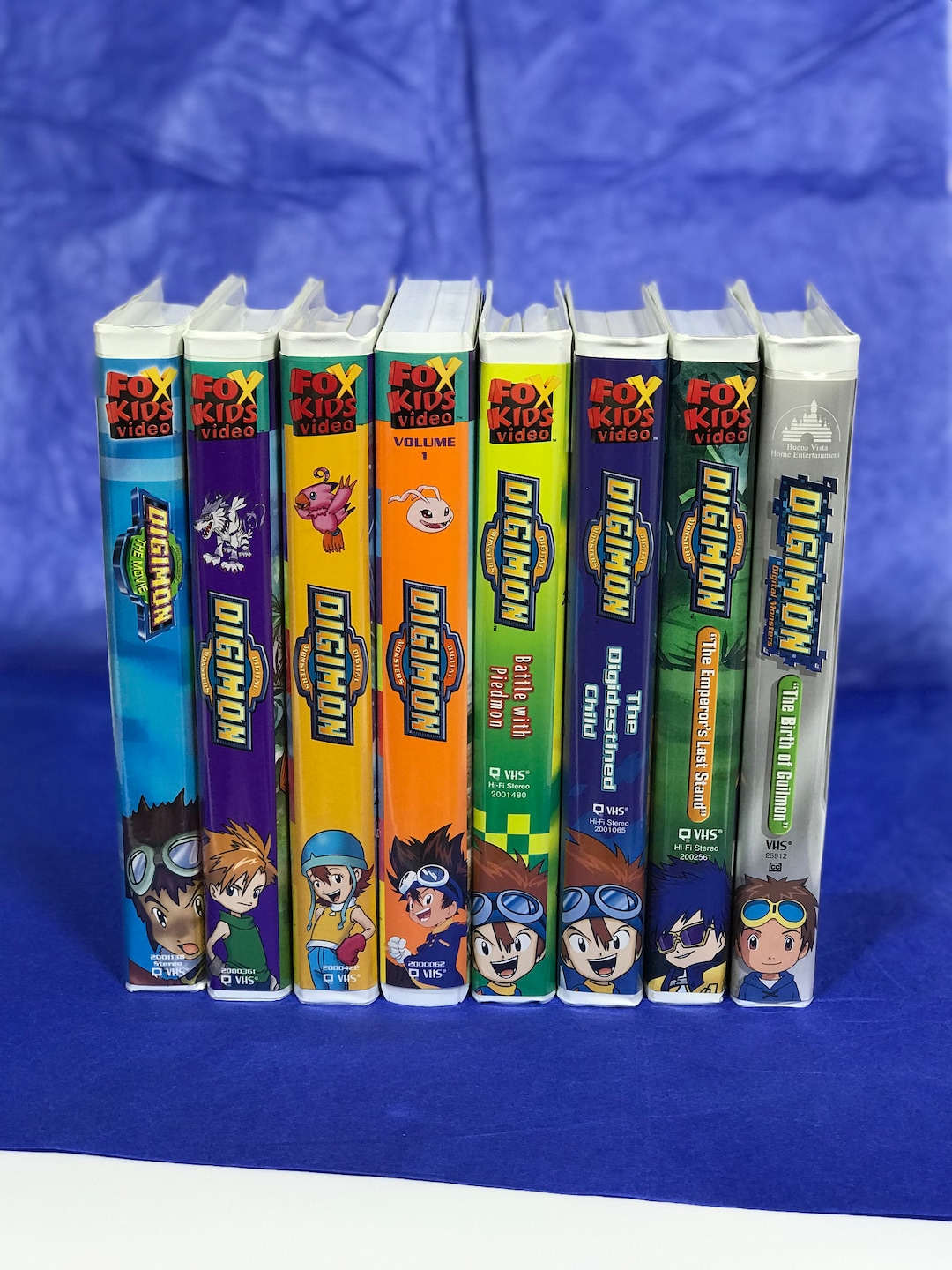 VHS - Digimon - Set of 8 Movies - Fox Kids - Disney - Great Condition ...