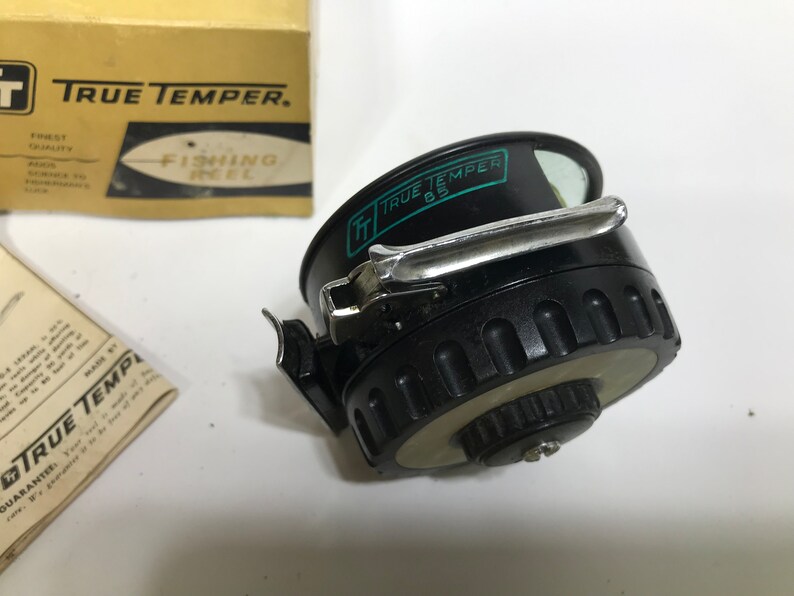 Vintage 1950s True Temper 85 Fishing Reel W/ Original Box and Paper - Etsy