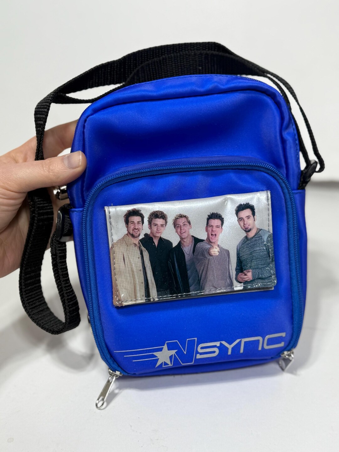 NSYNC CD Holder Vintage Y2K 2000 Backpack Purse NSYNC Cd Holder Cross ...