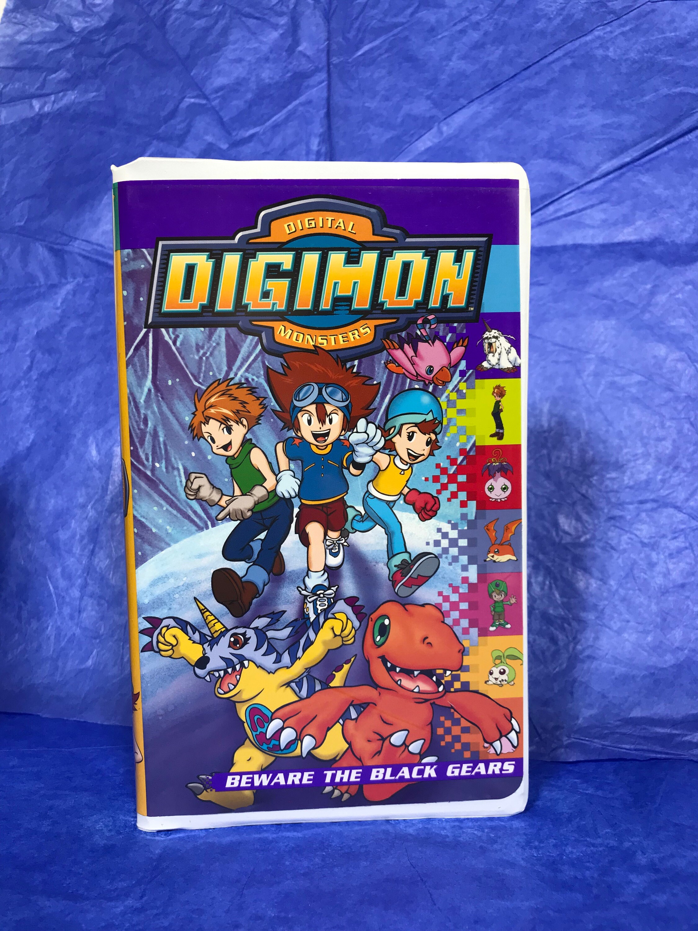 VHS Digimon Set of 8 Movies Fox Kids Disney Great Condition Vintage ...