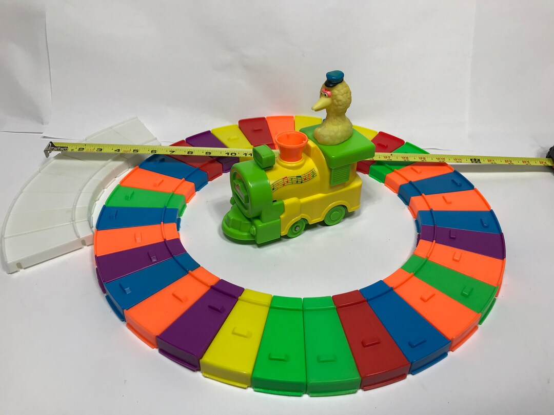 Vintage 1986 Sesame Street Big Bird Melody Train by Blue Box With ...