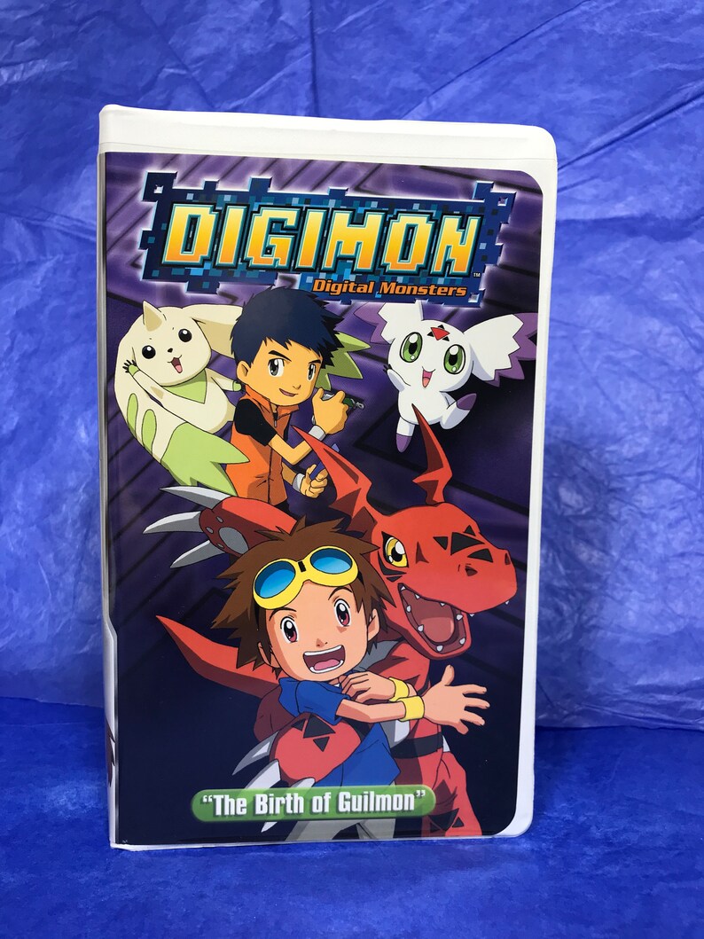 VHS Digimon Set of 8 Movies Fox Kids Disney Great Condition Vintage ...