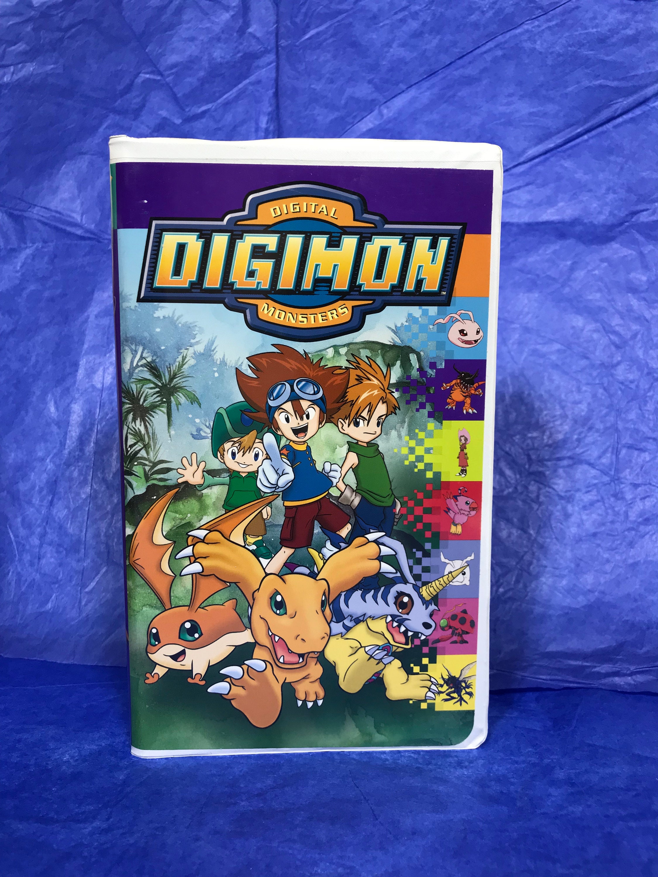 VHS Digimon Set of 8 Movies Fox Kids Disney Great Condition Vintage ...