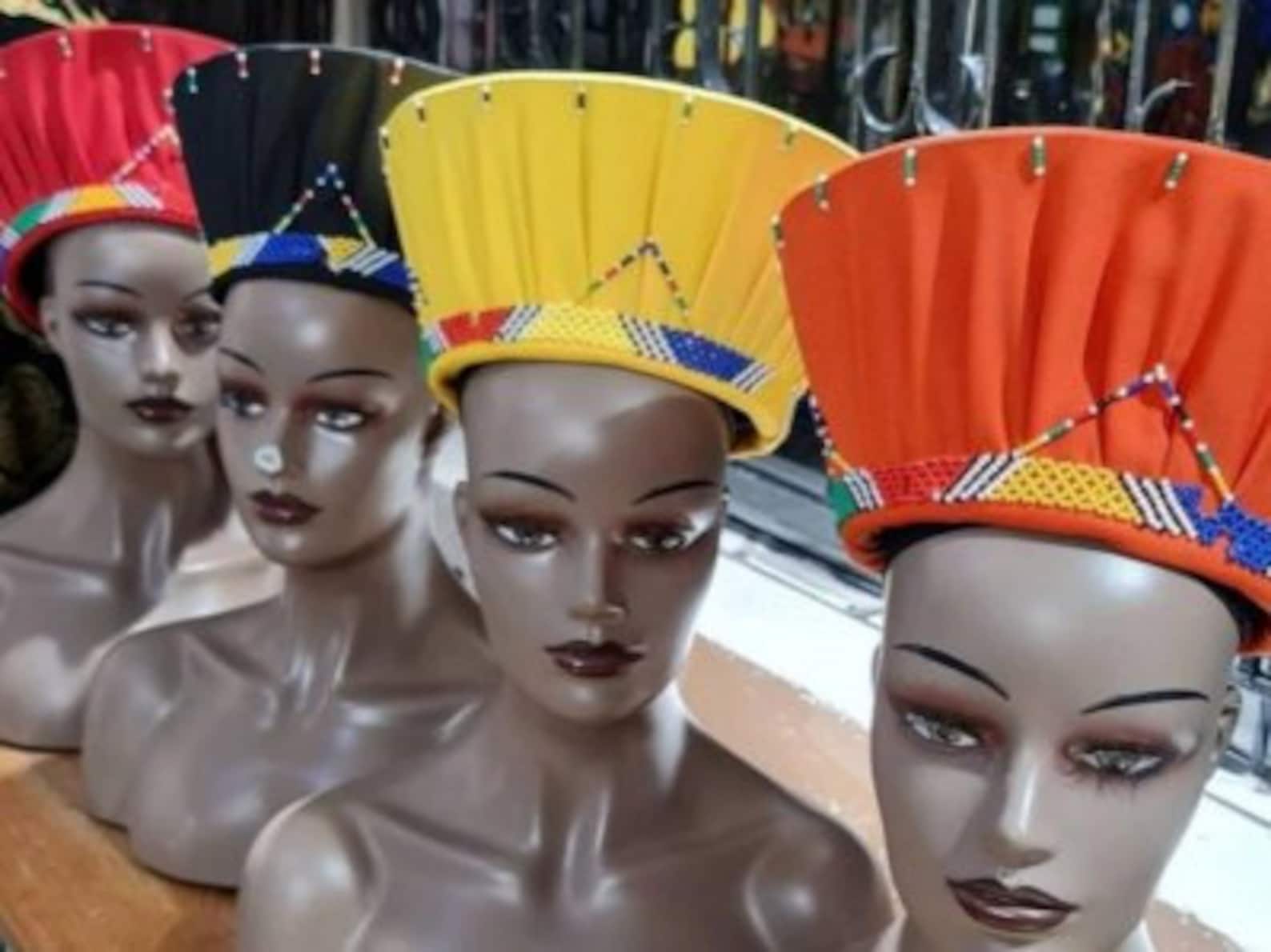 Traditional Zulu Isicholo Hat | Etsy