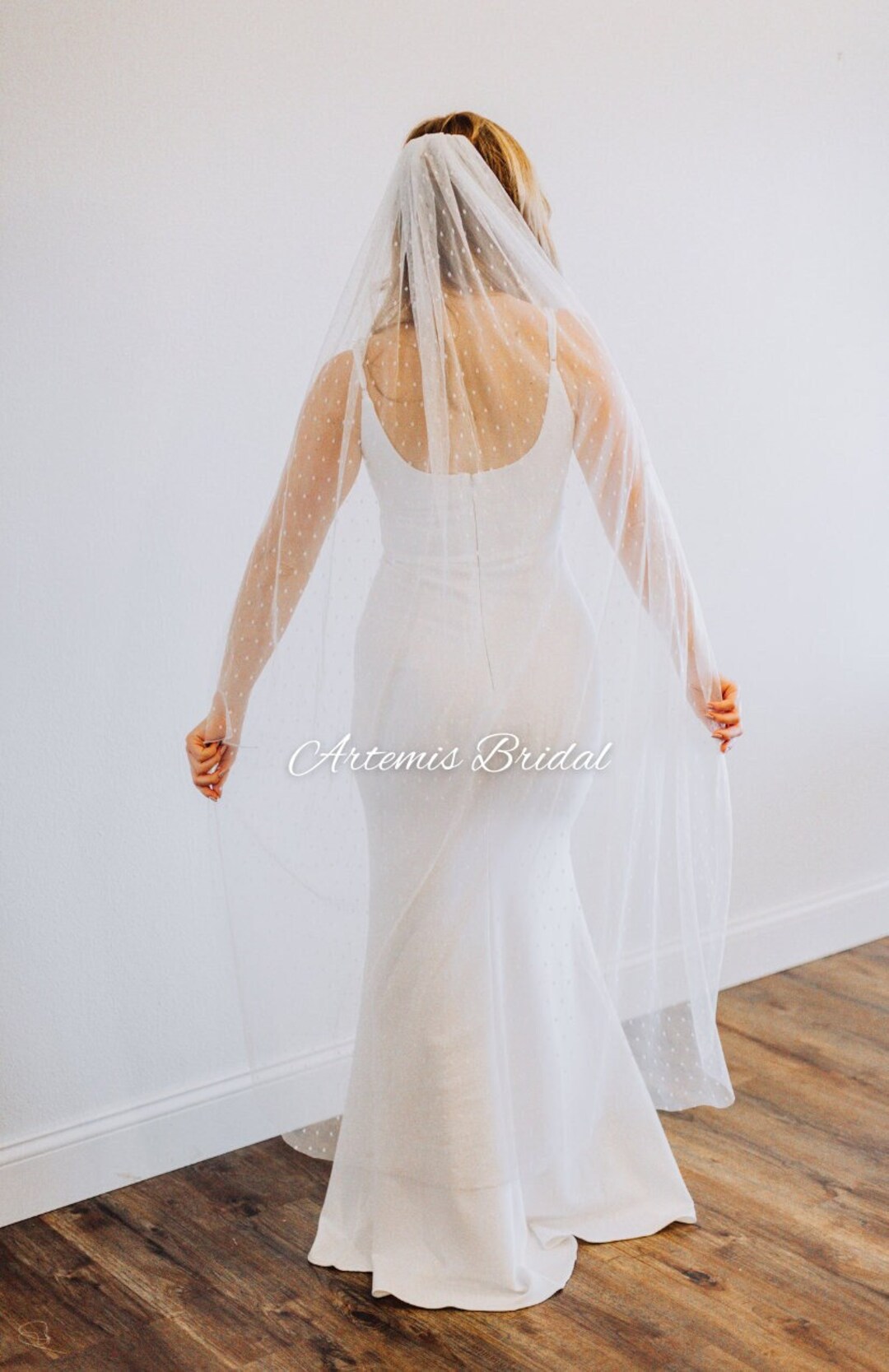 Poppy -swiss Dot Veil, Swiss Dot Wedding Veil, Polka Dot Cathedral ...