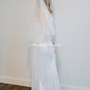 Poppy -swiss Dot Veil, Swiss Dot Wedding Veil, Polka Dot Cathedral ...