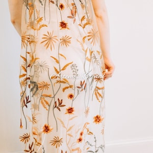 Allover Lace Veil Wedding Autumn Embroidered Wedding Veil Veil Mid ...