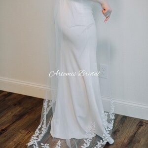 Eden Floral Cathedral Wedding Veil: Handcrafted Greenery Veil - Etsy