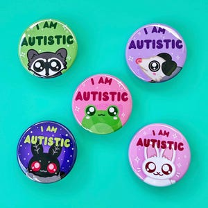 1.5in Disability/awareness Button Pin | Mental Health, Sensory ...