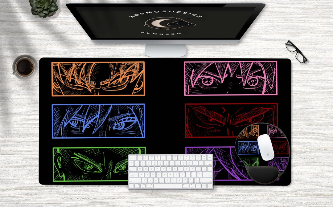 Japanese Desk Mat, Manga Desk Mat, Anime Desk Mat, Anime Mouse Mat ...