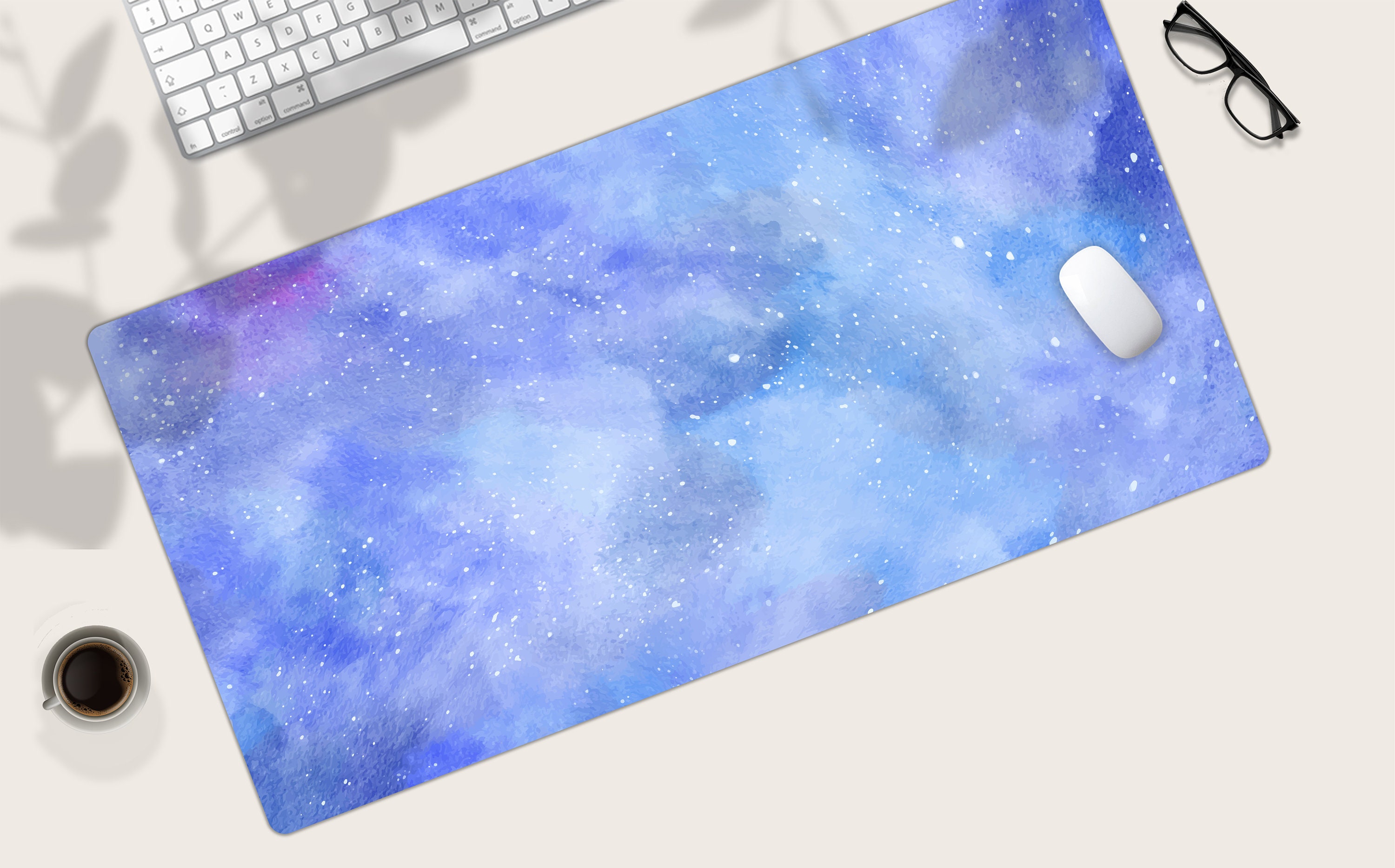 Cute Blue Pastel Sky Desk Mat Blue Sky Desk Mat Cute Cloud - Etsy