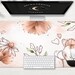 Boho Leaves Desk Mat Floral Boho Desk Mat Cute Desk Pad - Etsy