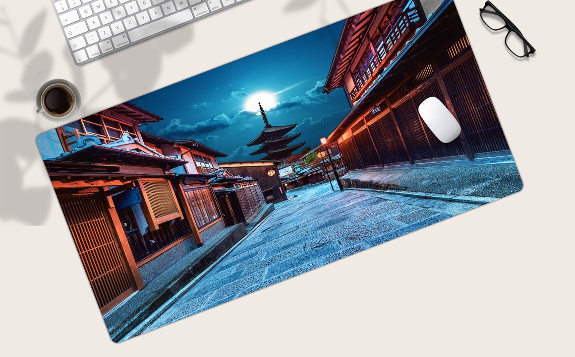 Tokyo Street Desk Mat Anime Desk Mat Japanese Desk Mat | Etsy