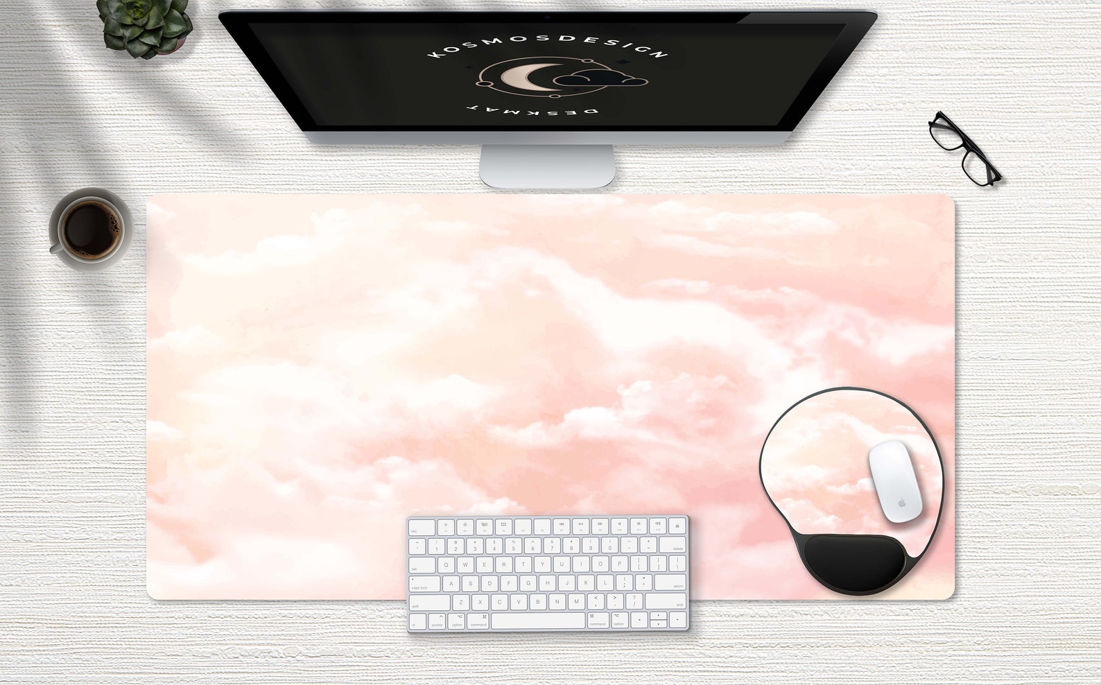 Cute Watercolor Pastel Sky Desk Mat Pastel Sky Desk Mat Cute - Etsy