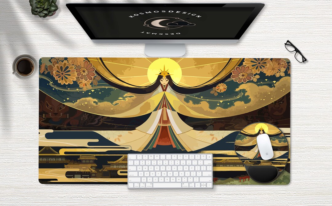 Oriental Japanese Style Desk Mat, Anime Desk Mat, Japanese Desk Mat ...