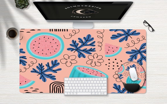 Watermelon Desk Mat Boho Desk Mat Cute Desk Mat Extra Large - Etsy