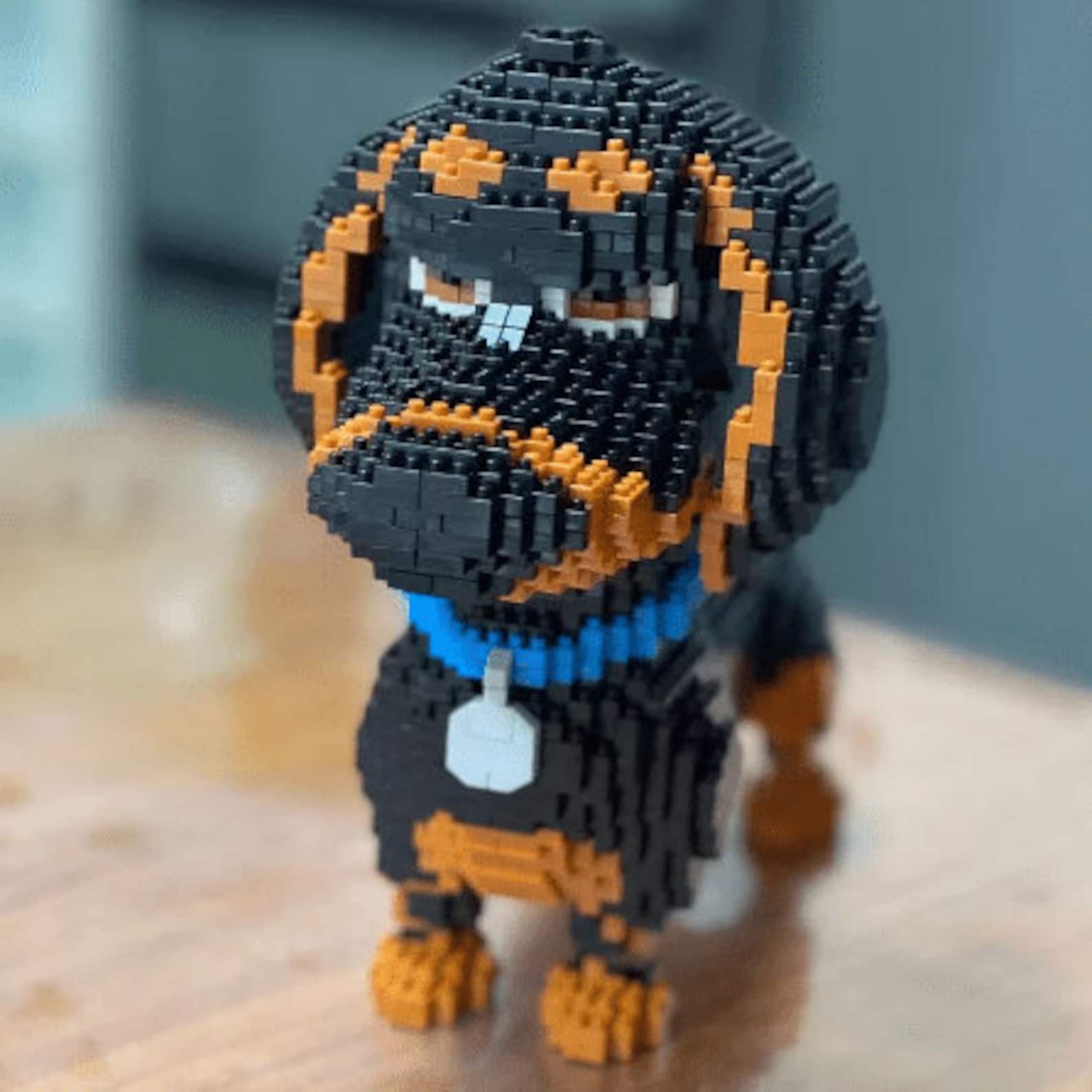 Dachshund LEGO Style Dog Building Set | Etsy