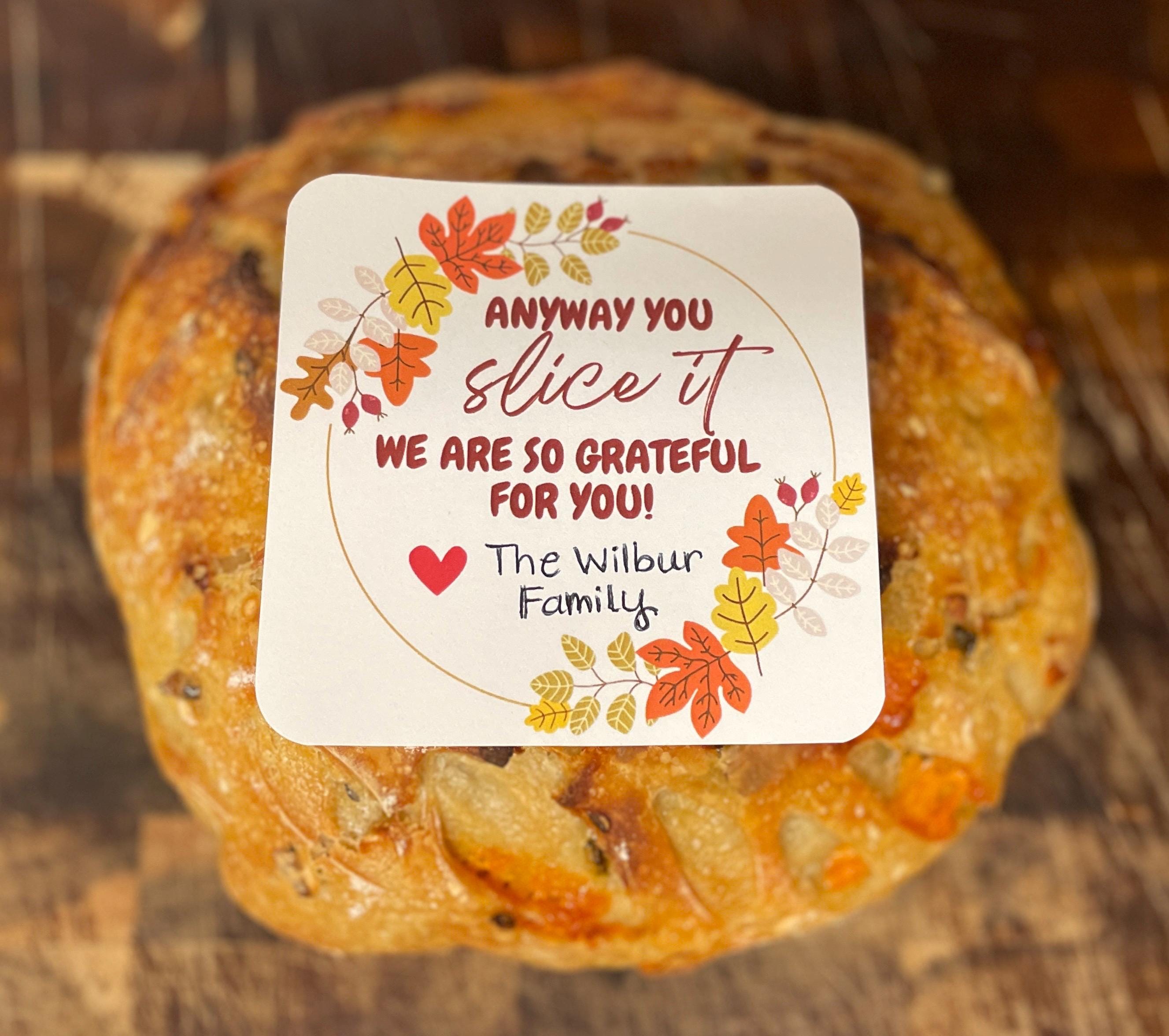 Sourdough Bread Thanksgiving Gift Tag - INSTANT DOWNLOAD - Etsy