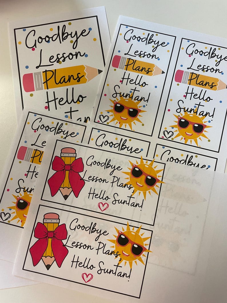 End of the Year Teacher Tag - Goodbye Lesson Plans, Hello Suntan ...
