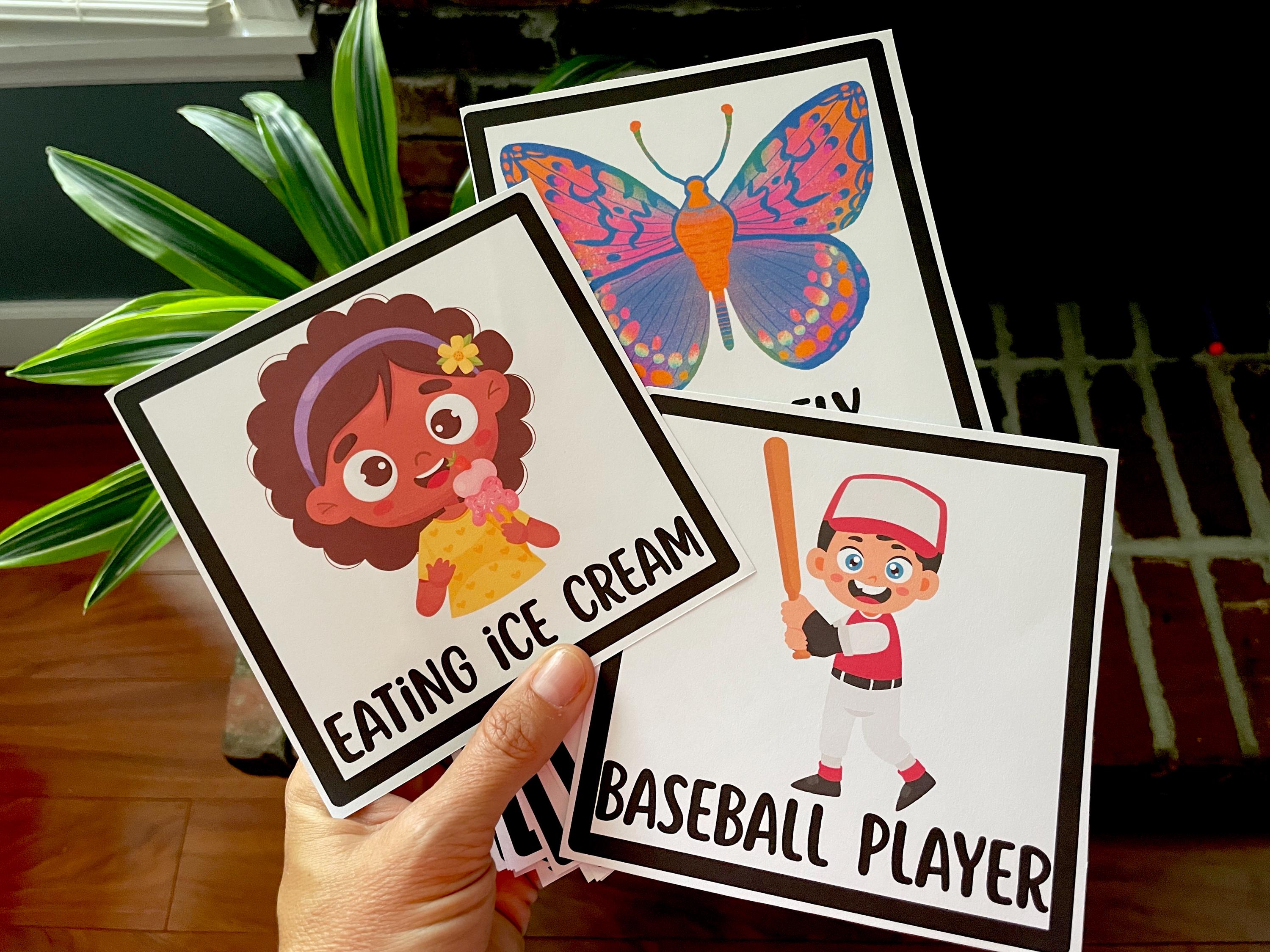 Charade Picture Cards for Kids - Instant Download - Printable - Etsy