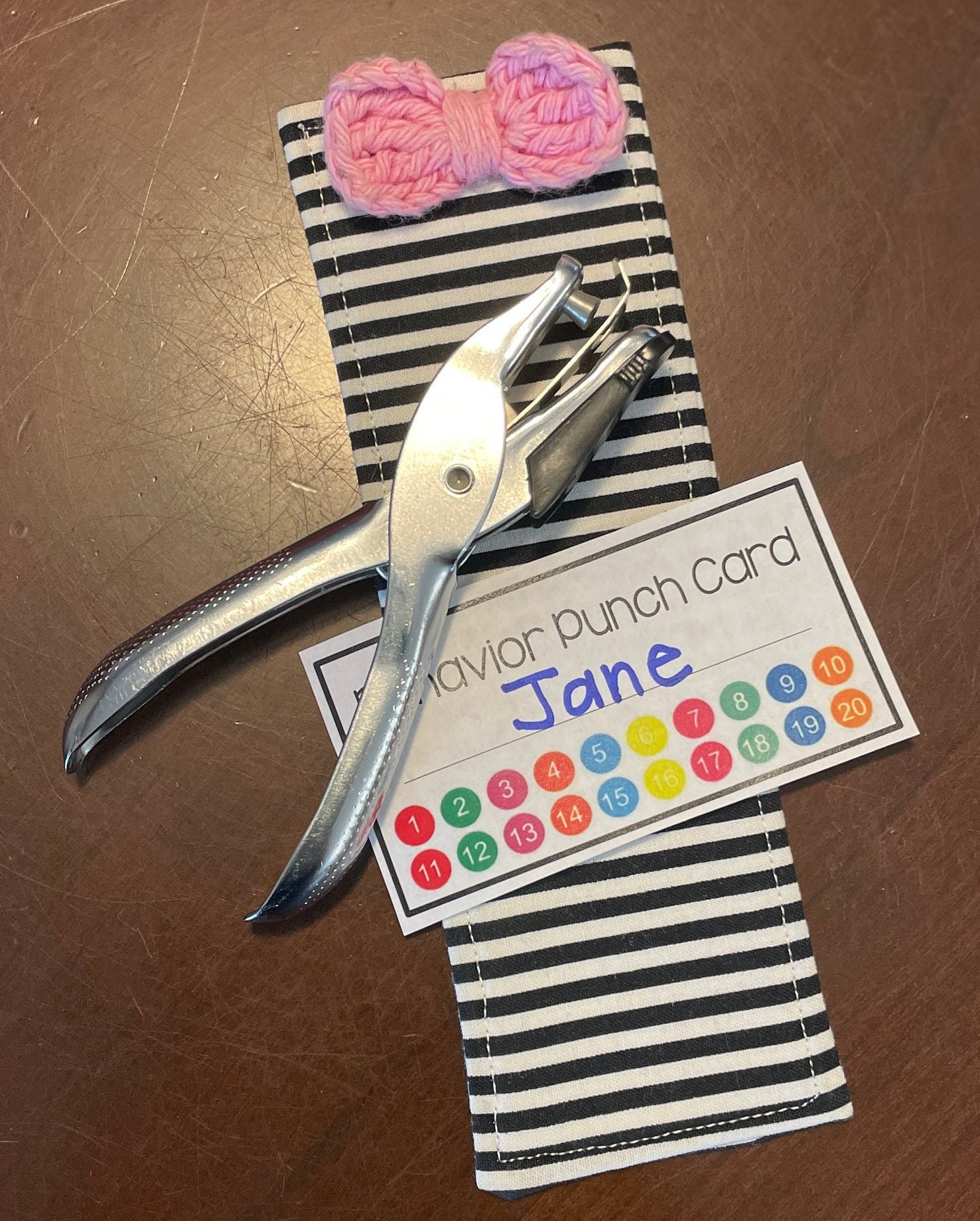 Behavior Punch Cards - Student Reward System - Printable - Instant ...