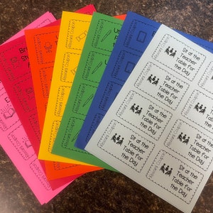 Student Reward Coupons or Reward Tickets - Perfect for Teachers on a ...