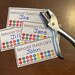 Behavior Punch Cards - Student Reward System - Printable - Instant ...