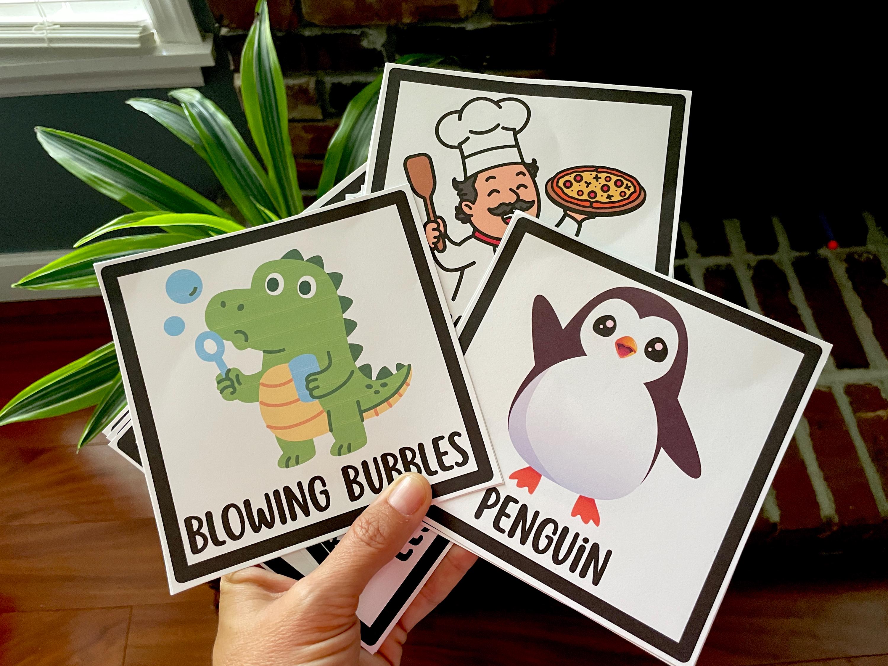 Charade Picture Cards for Kids - Instant Download - Printable - Etsy