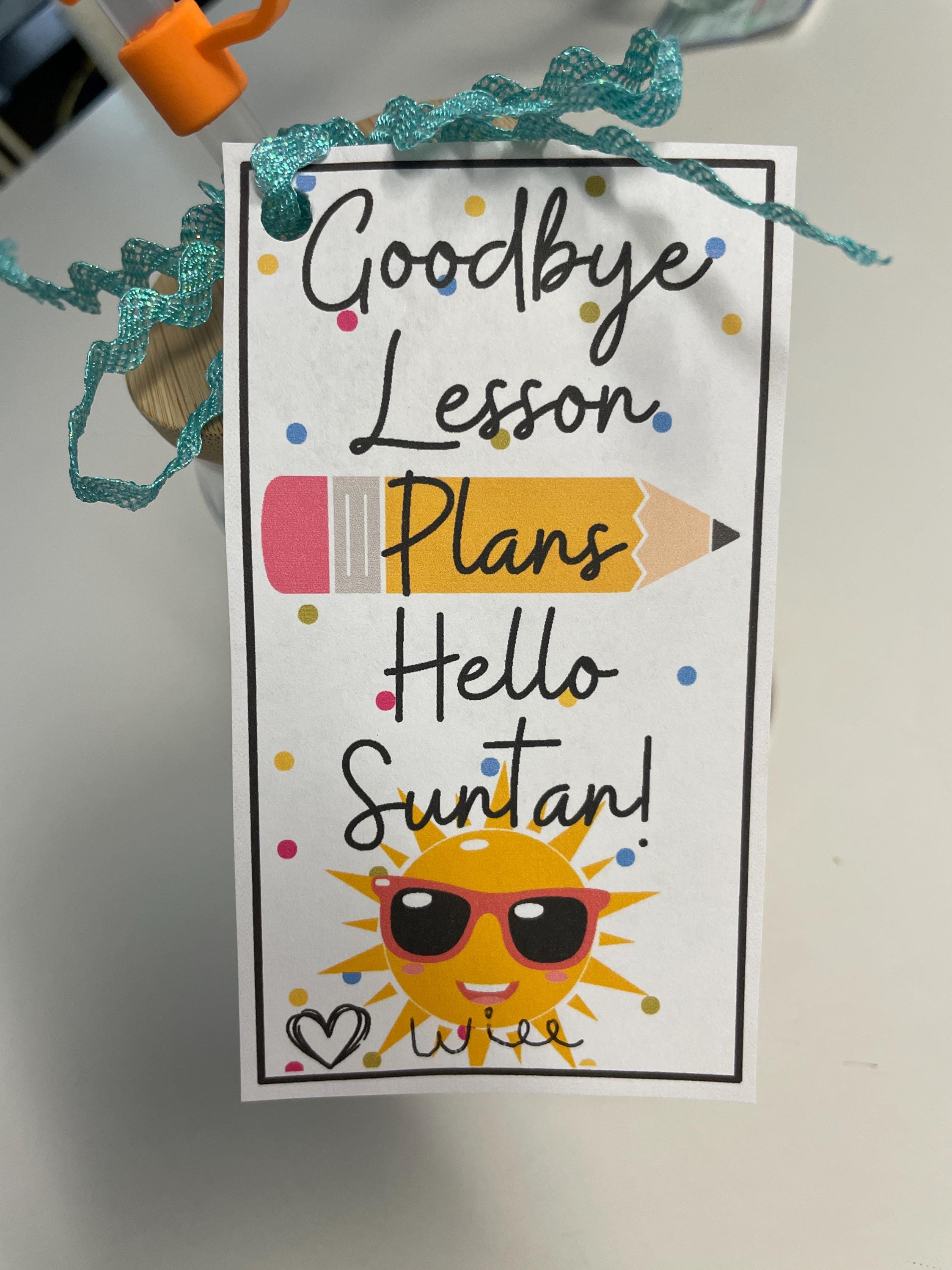 End of the Year Teacher Tag - Goodbye Lesson Plans, Hello Suntan ...