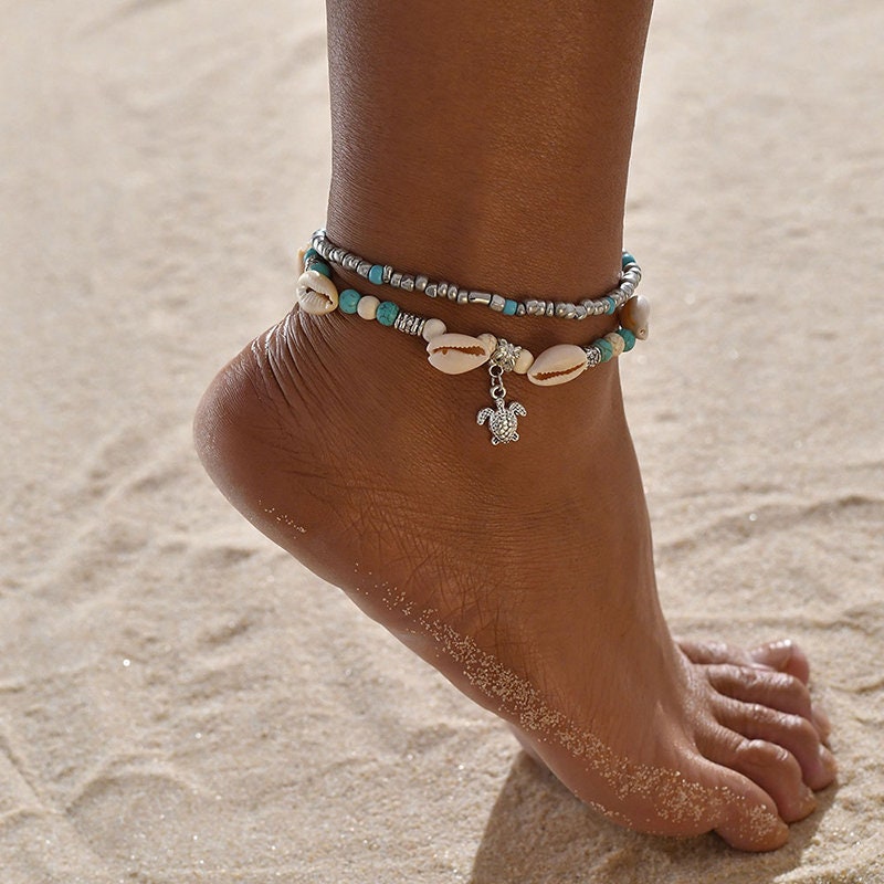 Bohemian Foot Jewelry - Etsy