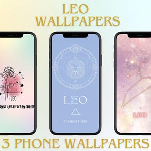 Leo Zodiac Phone Wallpapers | Astrology Constellation Astro Spiritual ...
