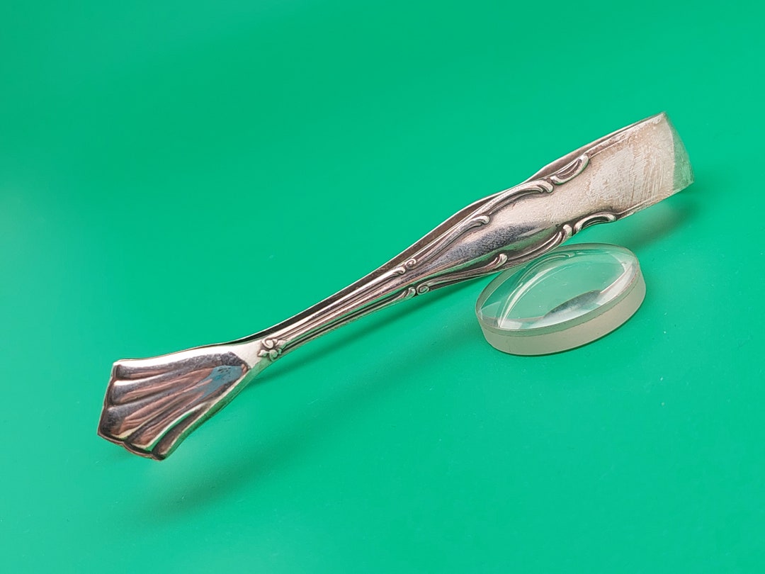 Vintage Sugar Tongs Rococo Pattern Fans Silver Plated Sugar Lifter 000 ...