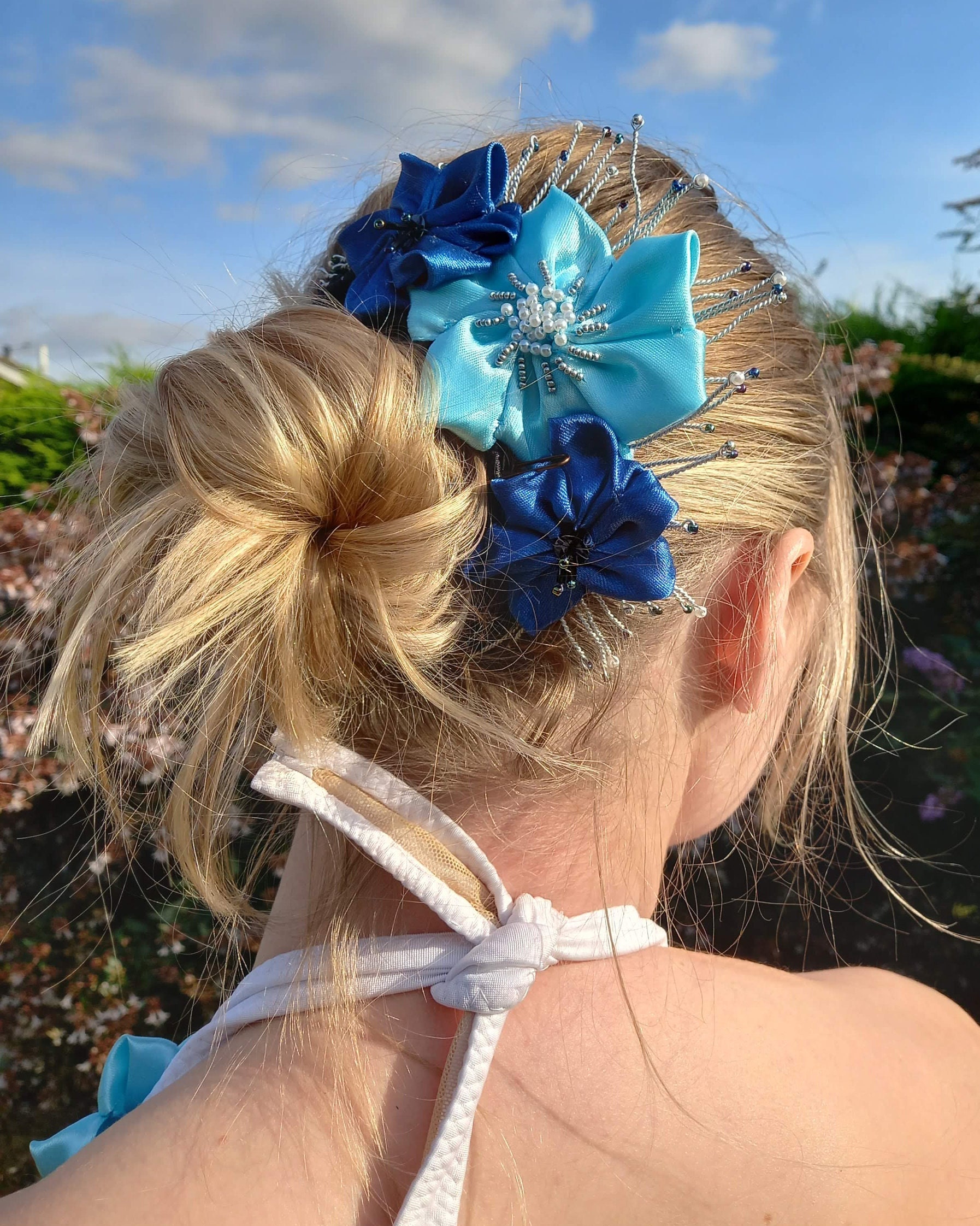 Cascade of Blue Flowers Lyrical Dance Costume - Etsy