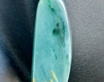 Stunning Blue Jadeite Pendant - Etsy