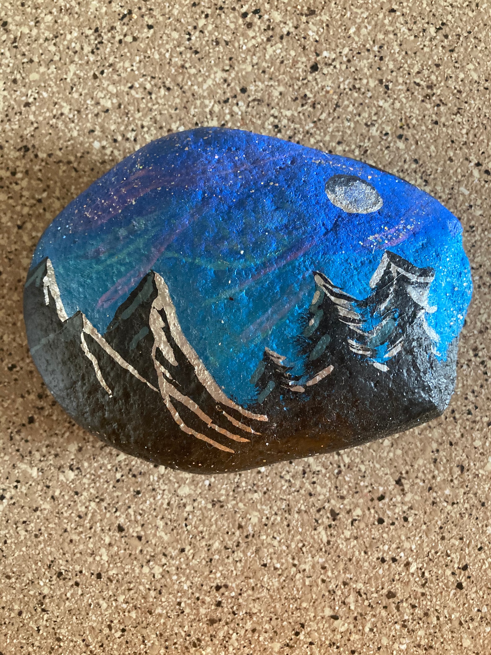 Painted Mountain Rock Art - Etsy