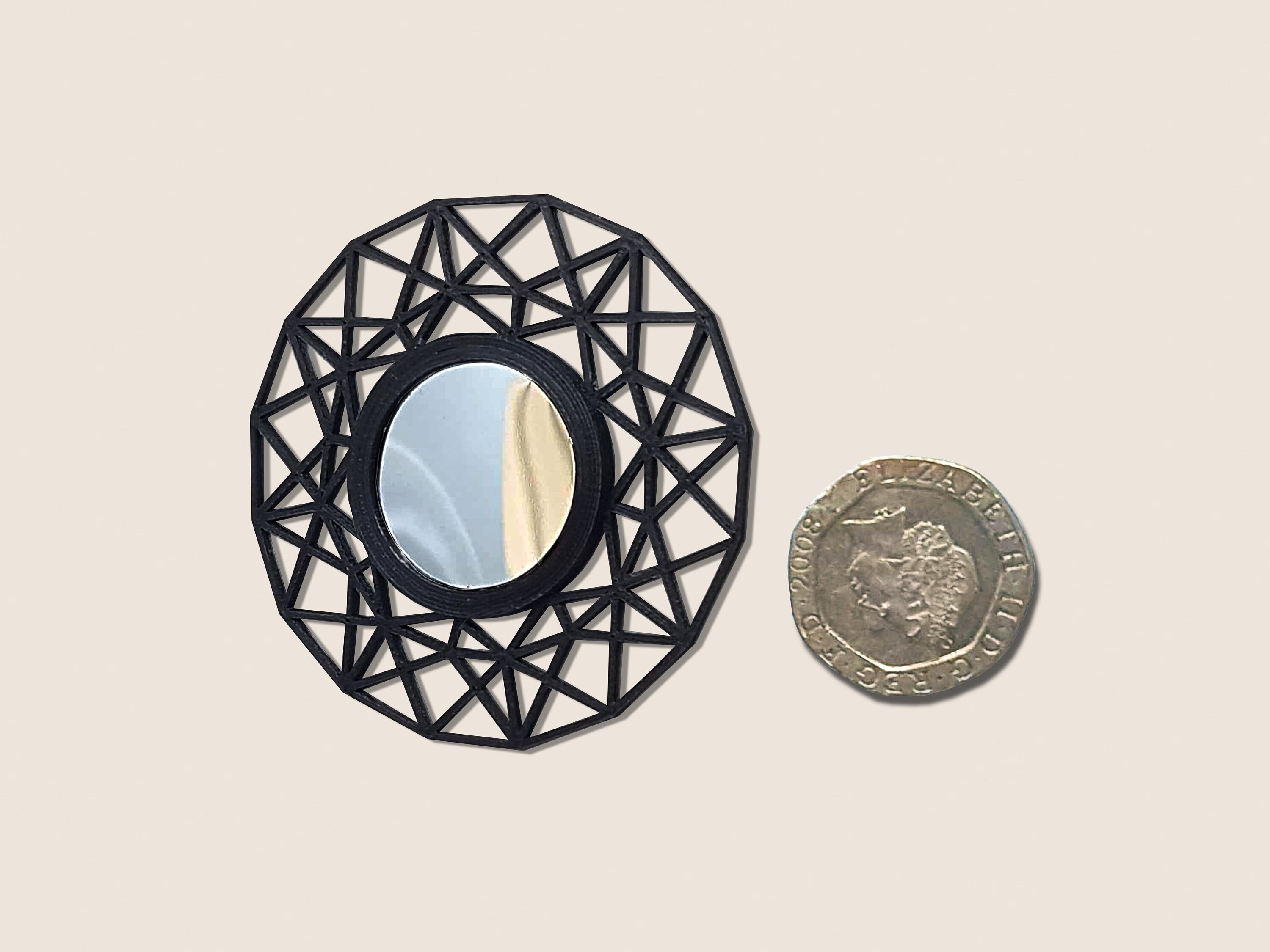 Art & Collectibles Miniatures 1.12 scale polygon wall mirror etna.com.pe