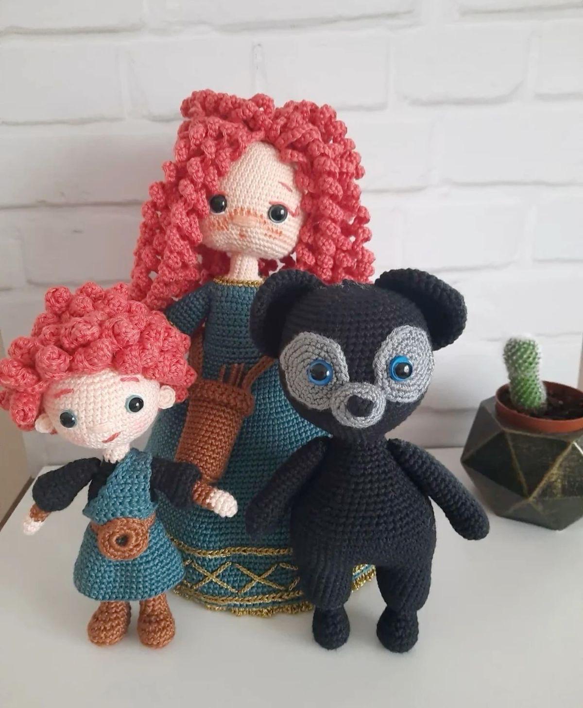 Crochet Pattern Princess Melisa Doll, Amigurumi Princess Doll Pattern ...