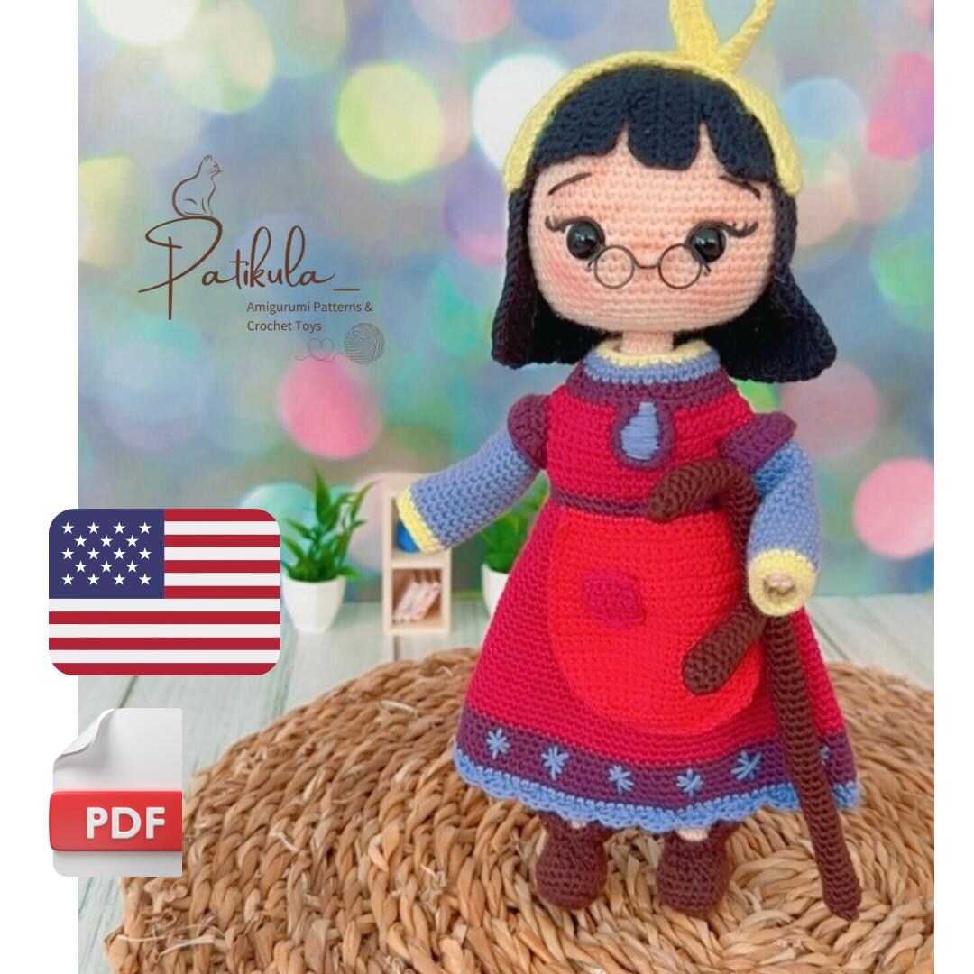 Crochet Pattern Wish Doll, Amigurumi Doll Pattern, English Pdf - Etsy