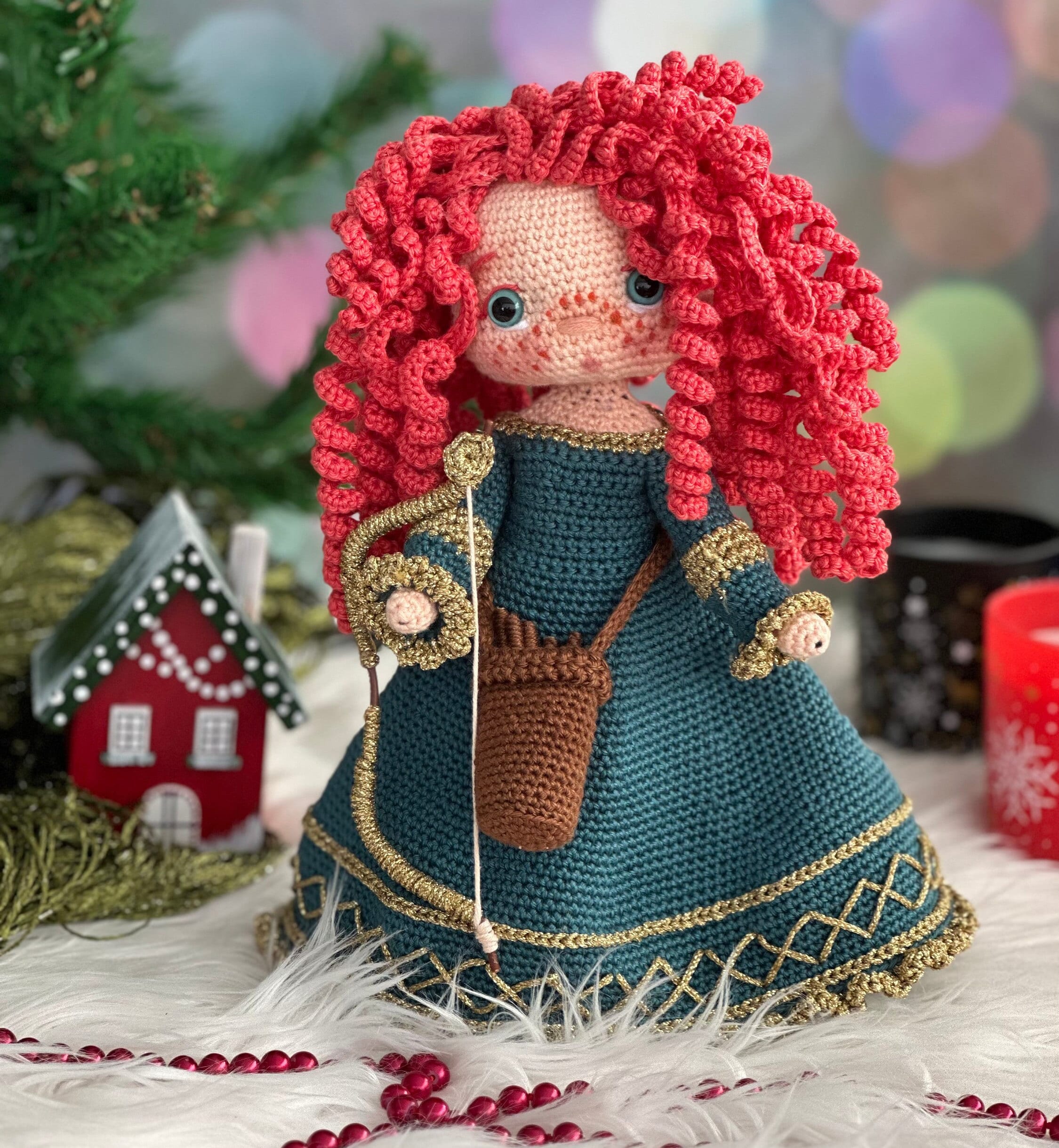 Crochet Pattern Princess Melisa Doll, Amigurumi Princess Doll Pattern ...