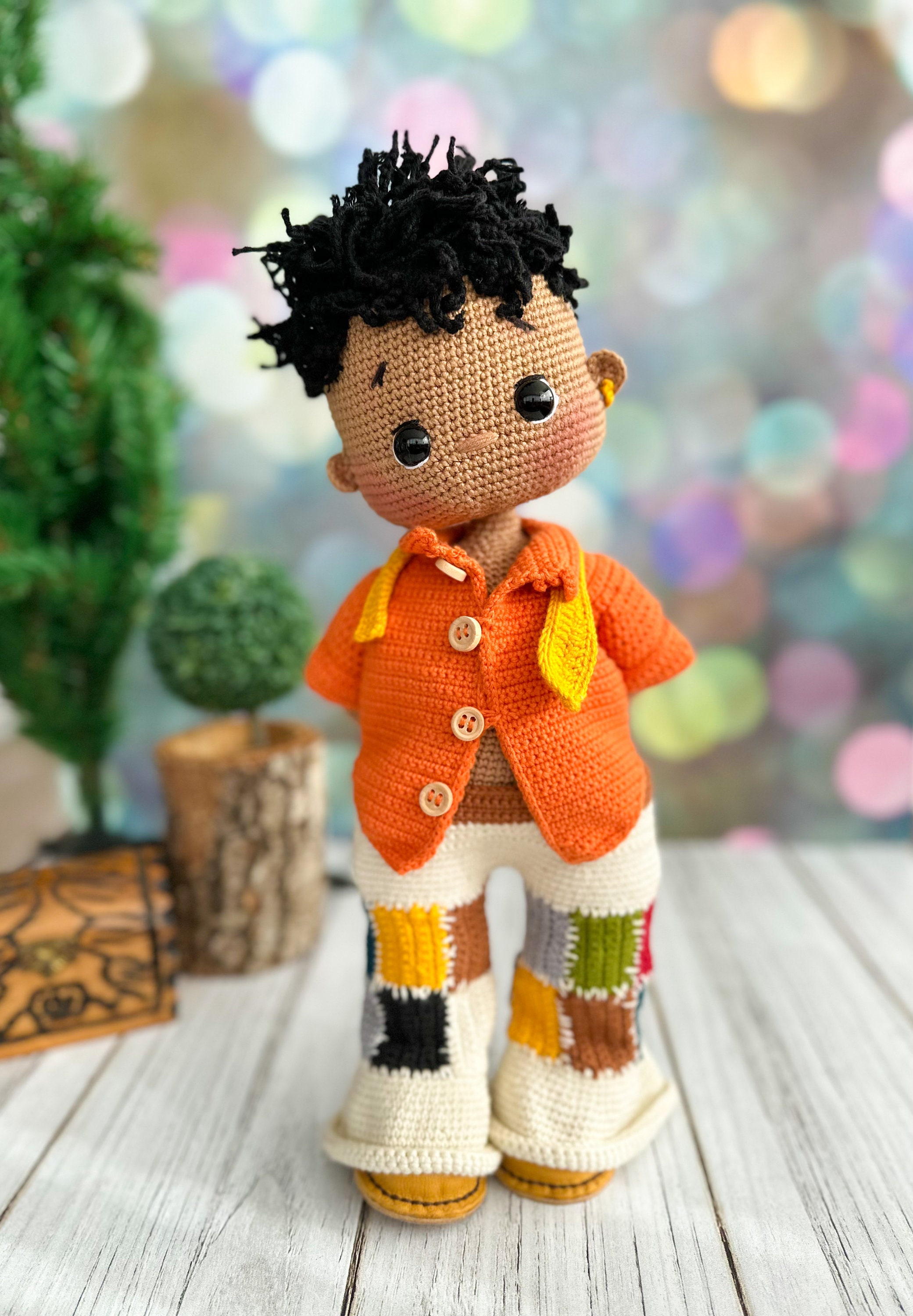 Crochet Boy Doll Geko Pattern, Amigurumi Boy Doll Pattern, English and ...