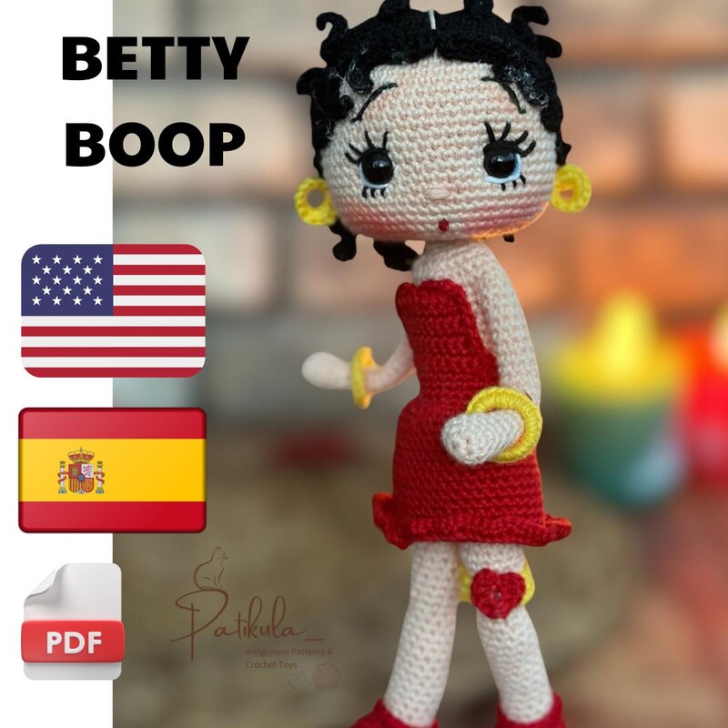 Betty Boop Crochet Pattern - Etsy