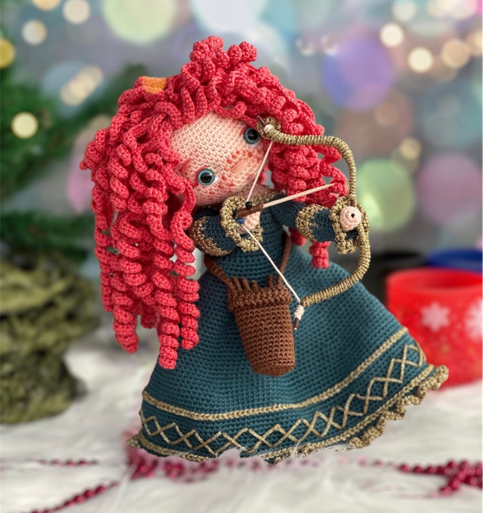 Crochet Pattern Princess Melisa Doll, Amigurumi Princess Doll Pattern ...