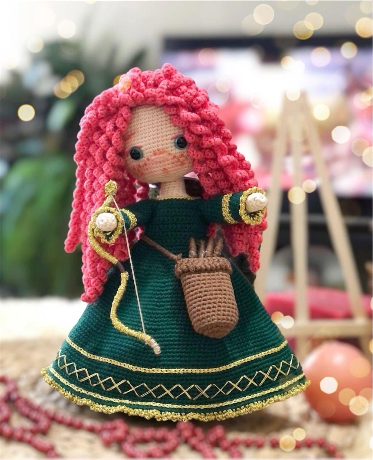 Crochet Pattern Princess Melisa Doll, Amigurumi Princess Doll Pattern ...