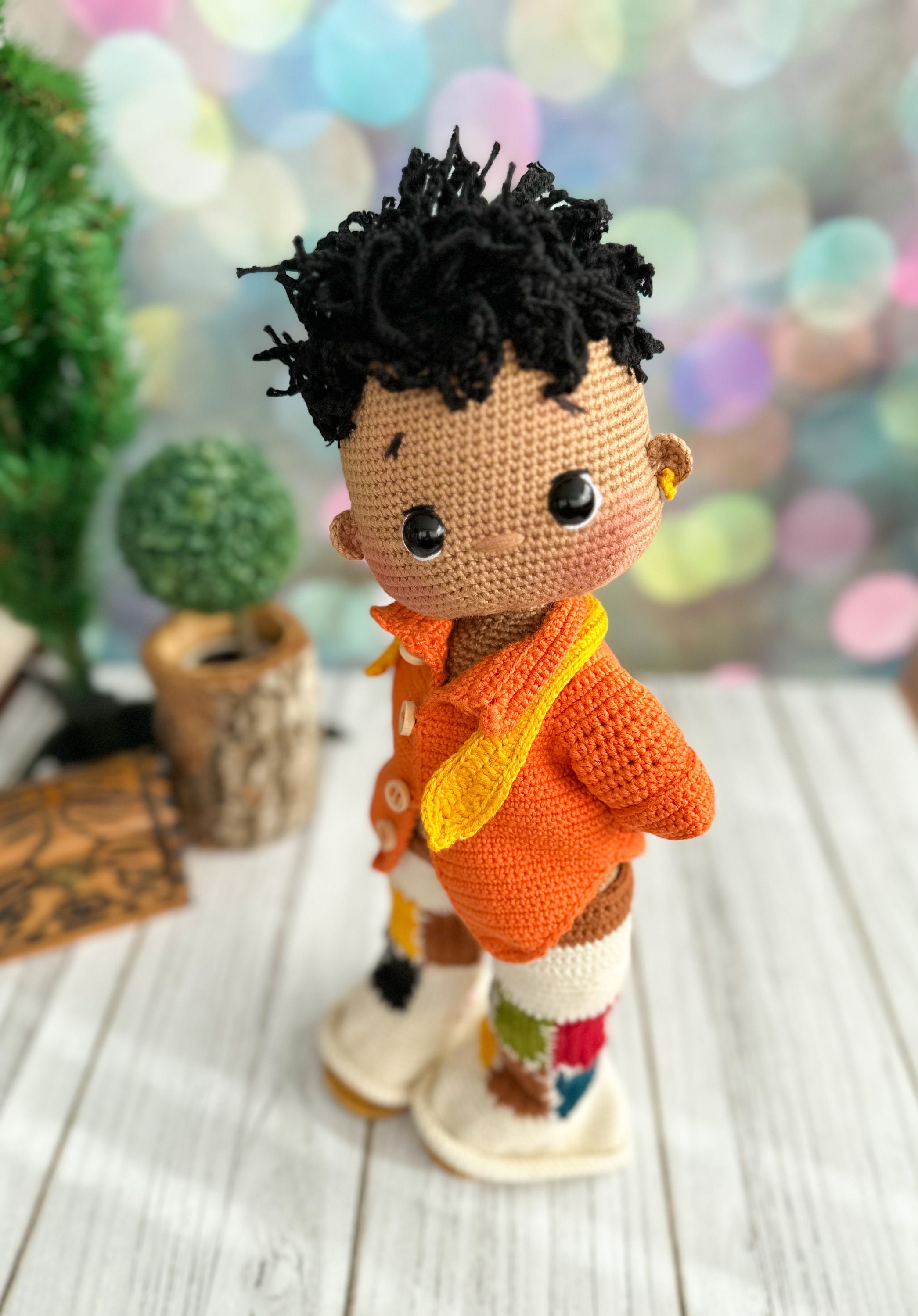 Crochet Boy Doll Geko Pattern, Amigurumi Boy Doll Pattern, English and ...