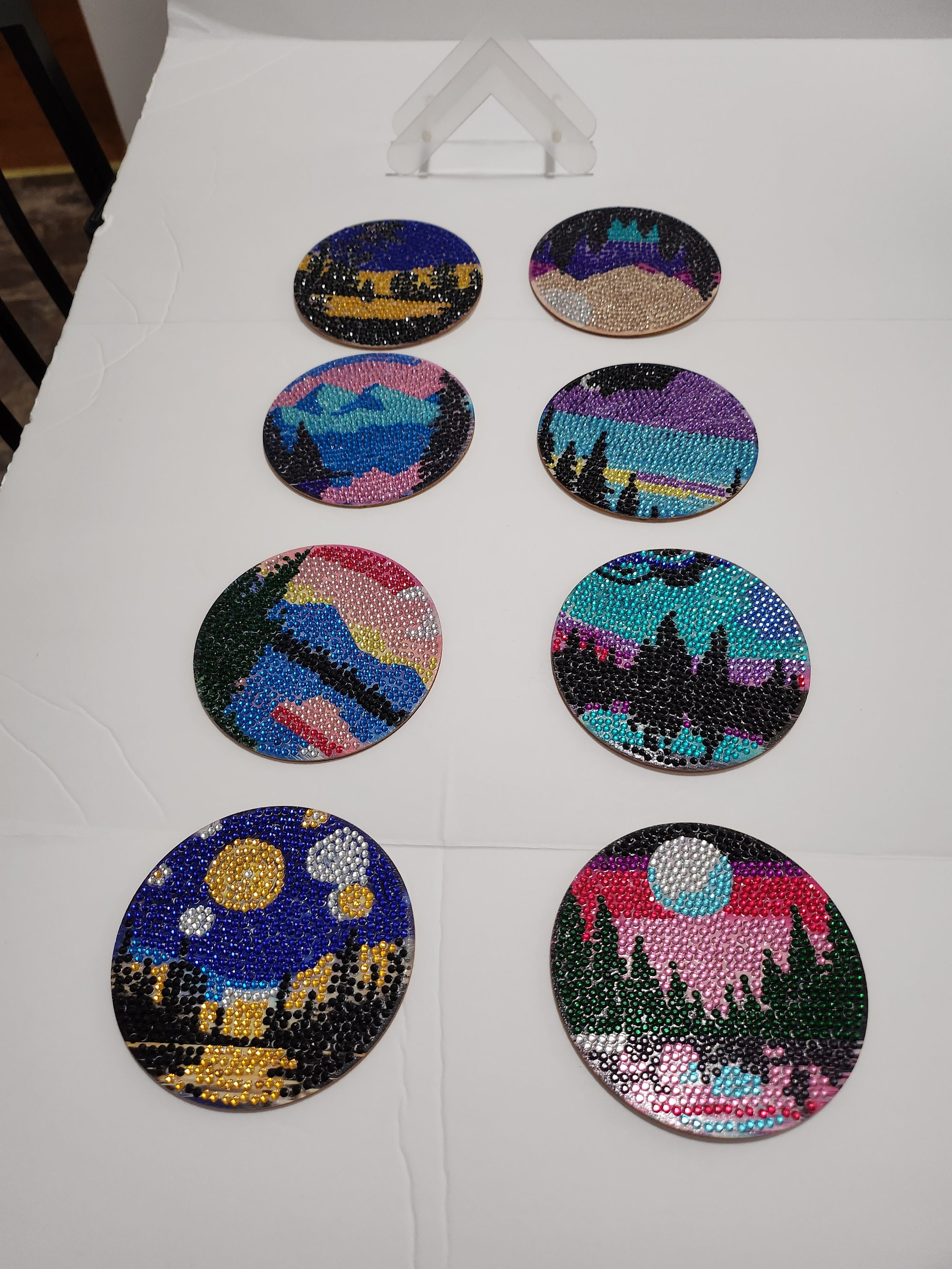 Desert Scenes Diamond Art Coaster Set - Etsy