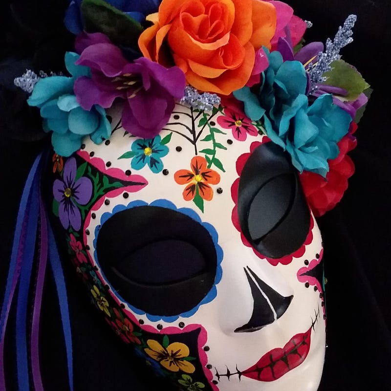 Day of the Dead Mask - Etsy