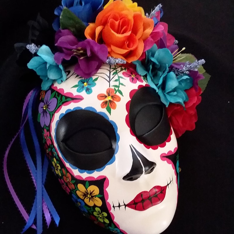 Day of the Dead Mask - Etsy