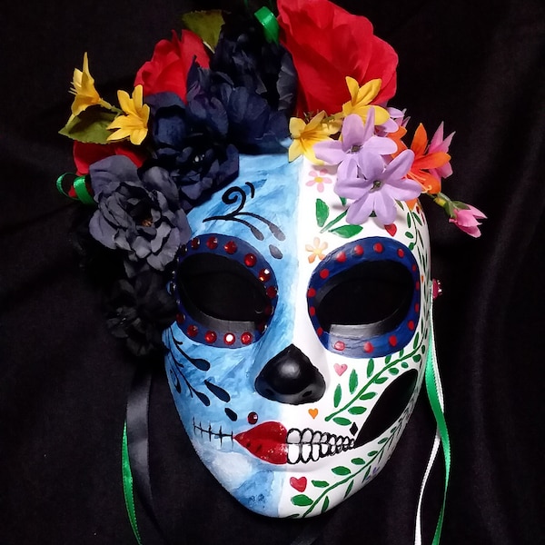 Sugar Skull Mask - Etsy