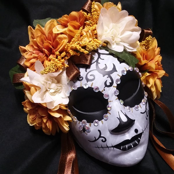Day of the Dead Mask - Etsy